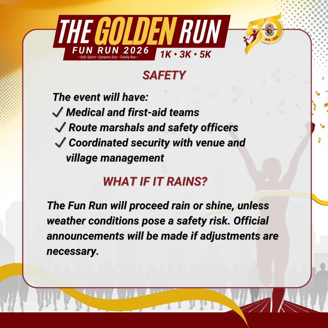 The Golden Run 2026 - University of Perpetual Help System DALTA